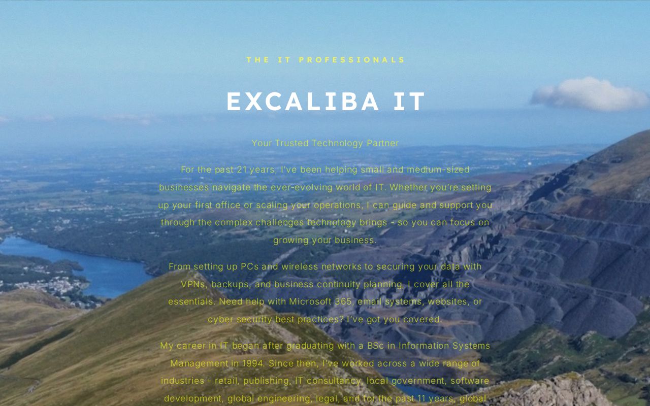 Excaliba IT - The IT Professionals